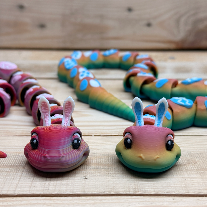 3D Printable Easter Snake by ENIQUE3D